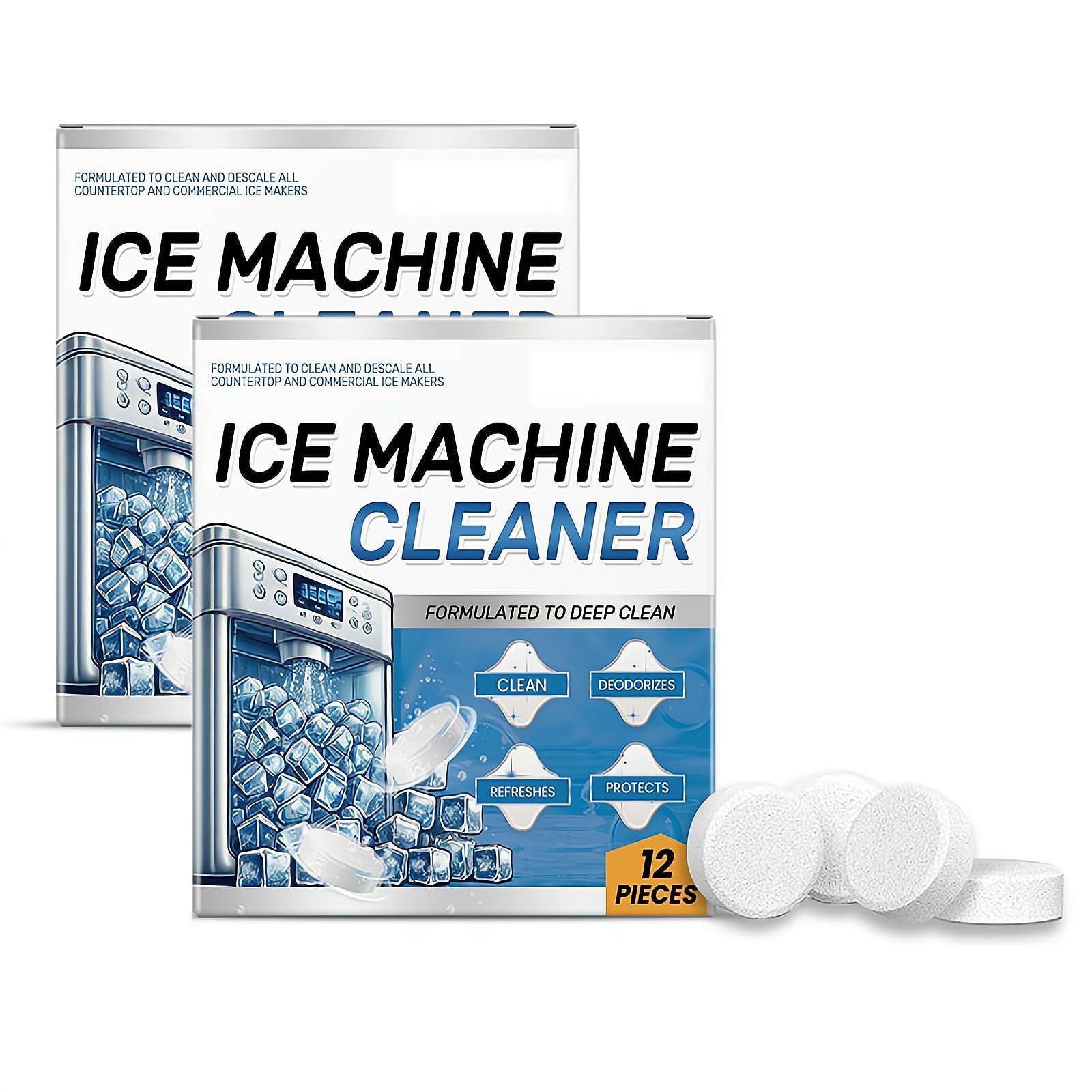24 Ice Machine Cleaner & Descaler Tablets - Nickel Safe Scale Remover ...