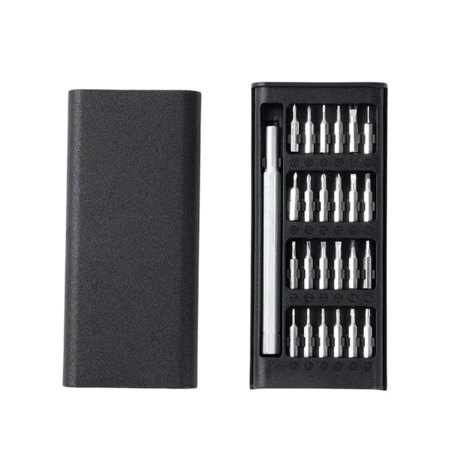 24 In 1 Small Screwdriver Set with Various Head Types and Carrying Case ...