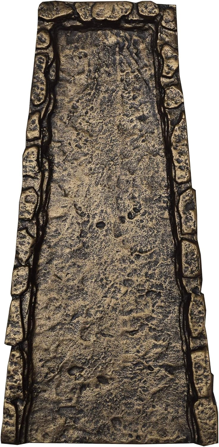 24 In. Bronze Slate Stone Rock Cast Aluminum Downspout Gutter Splash ...