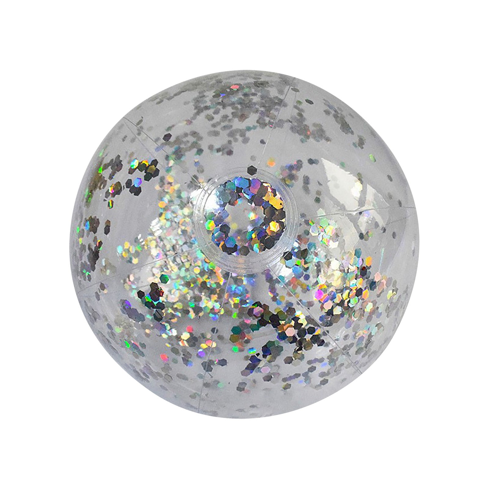 24 In Inflatable Beach Ball PVC Sequ In Ball for Summer Pool Party ...