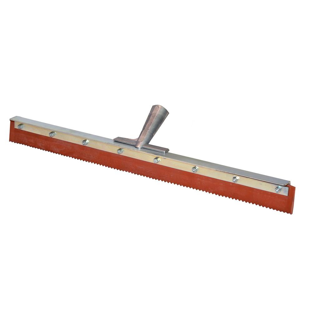 24 In. Rubber Notched Micro Topping Floor Squeegee - Walmart.com