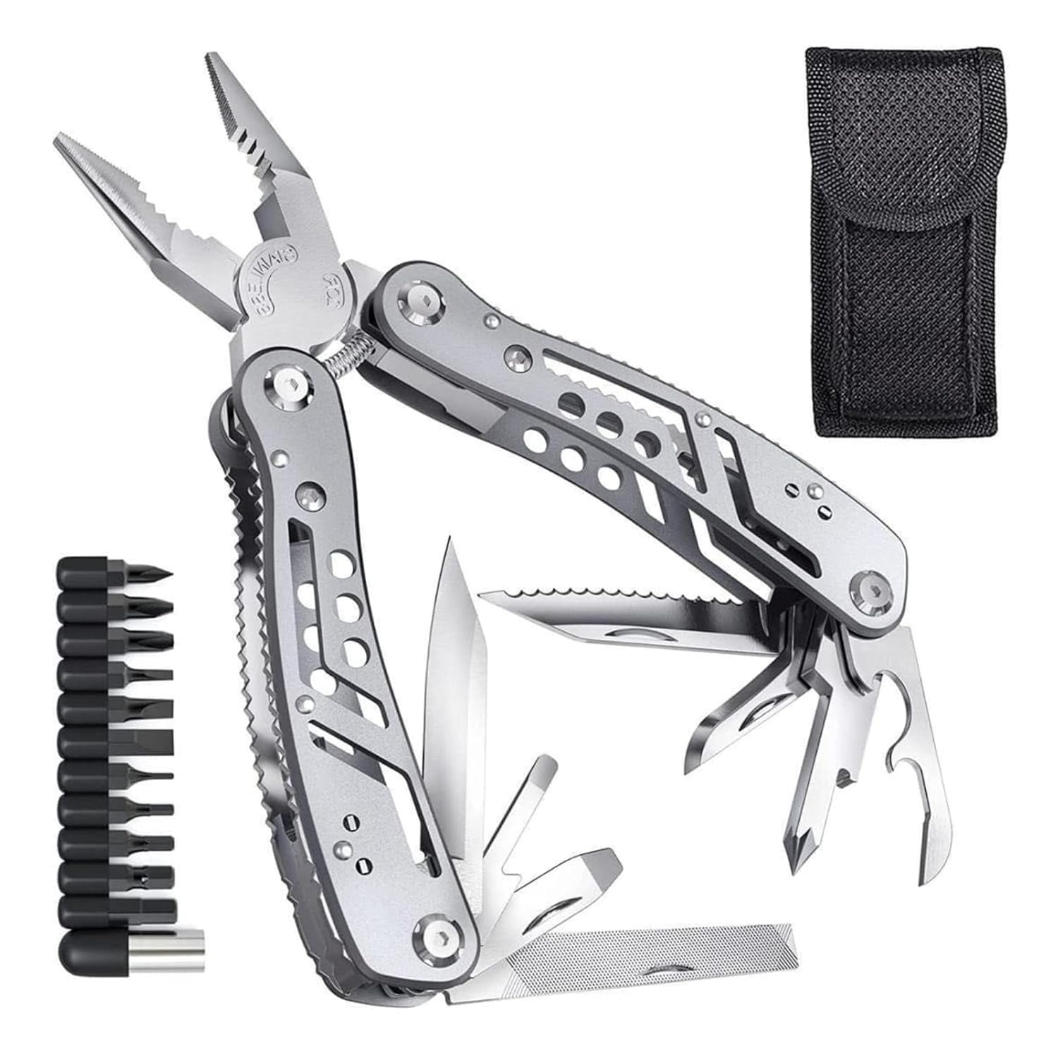 24 In1 Multi-Function Plier Tools Made Of Stainless Steel With 11 ...