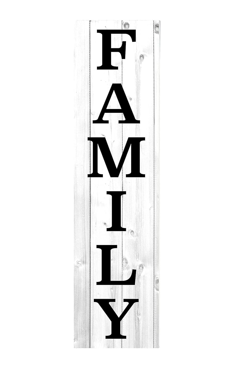 24 Inch (2 Foot Tall) Family Vertical Wood Print Sign - Walmart.com