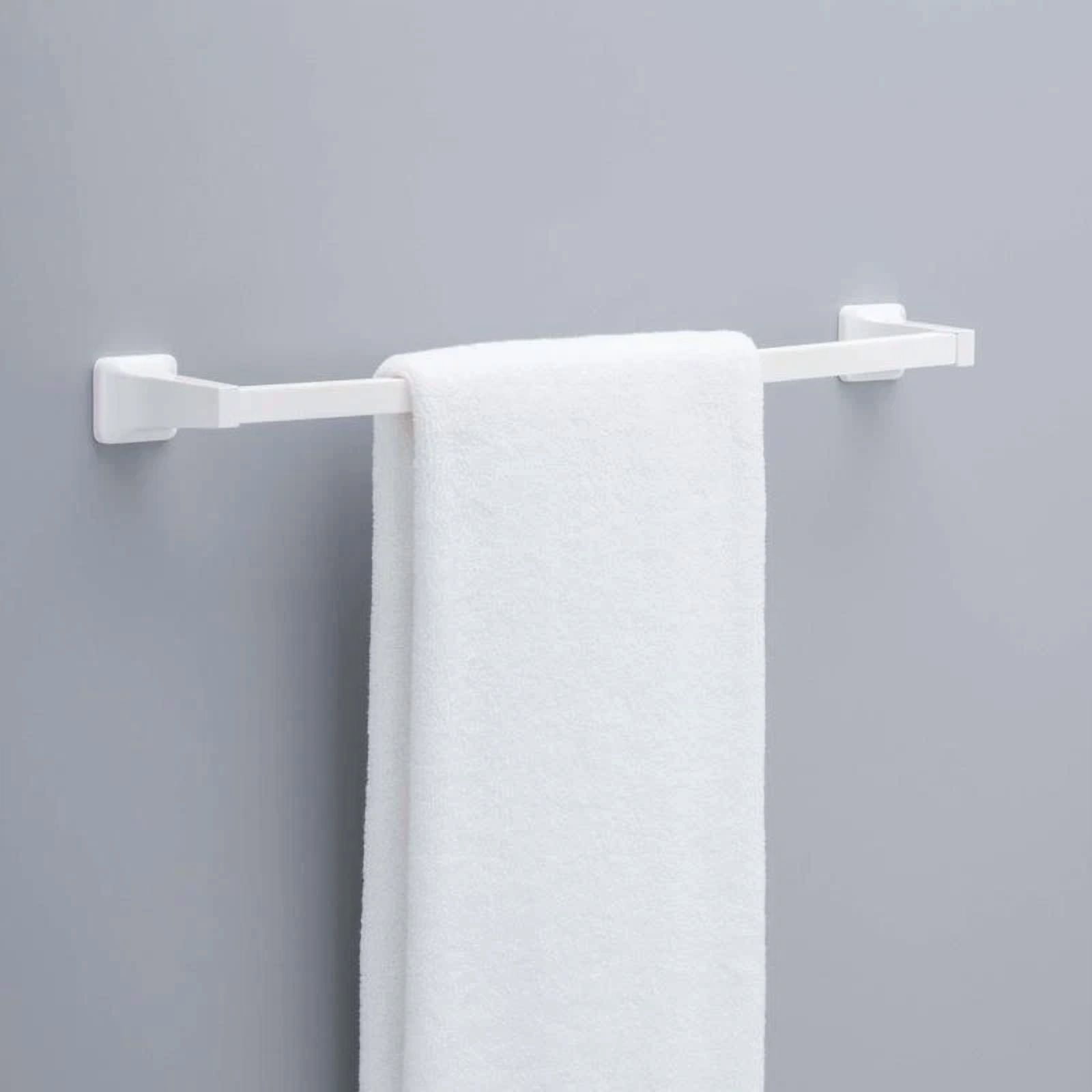 24 Inch Adjustable Towel Bar Replacement Rod Easy Install Spring Loaded ...