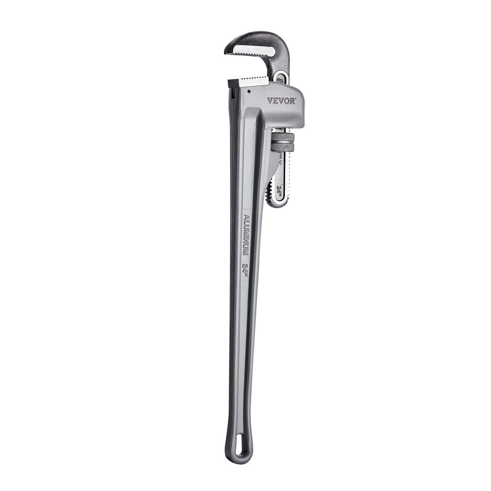 24 Inch Aluminum Straight Pipe Wrench Adjustable Plumbing Tool with ...