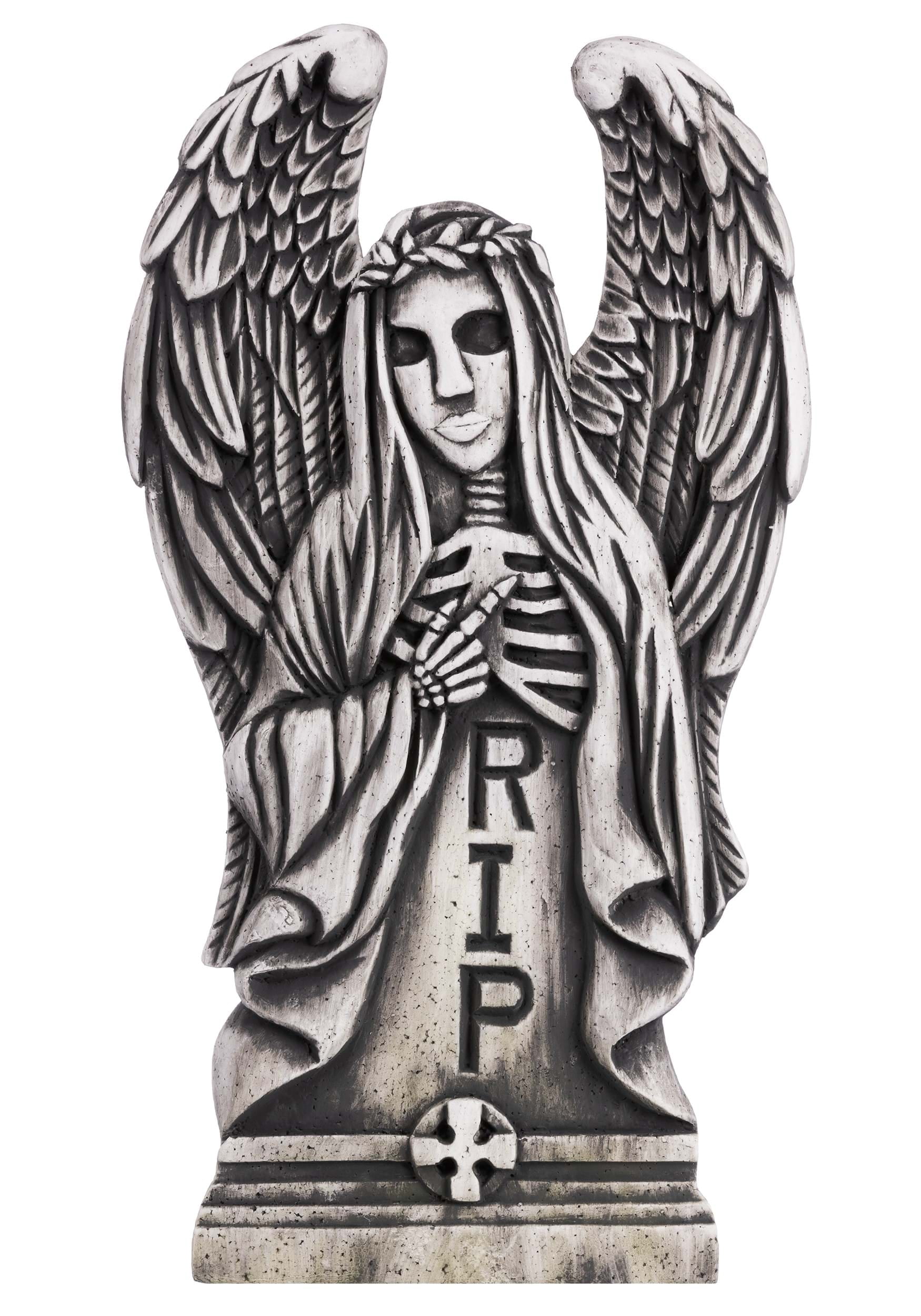 24-Inch Angel of Death Tombstone Decoration - Walmart.com