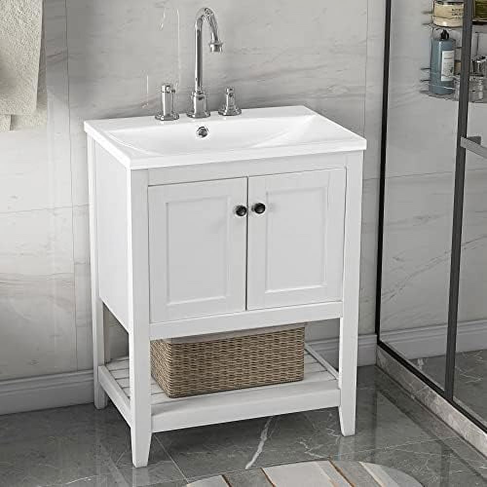 24 Inch Bathroom Vanity with Sink,Single Bathroom Vanities Cabinet with ...