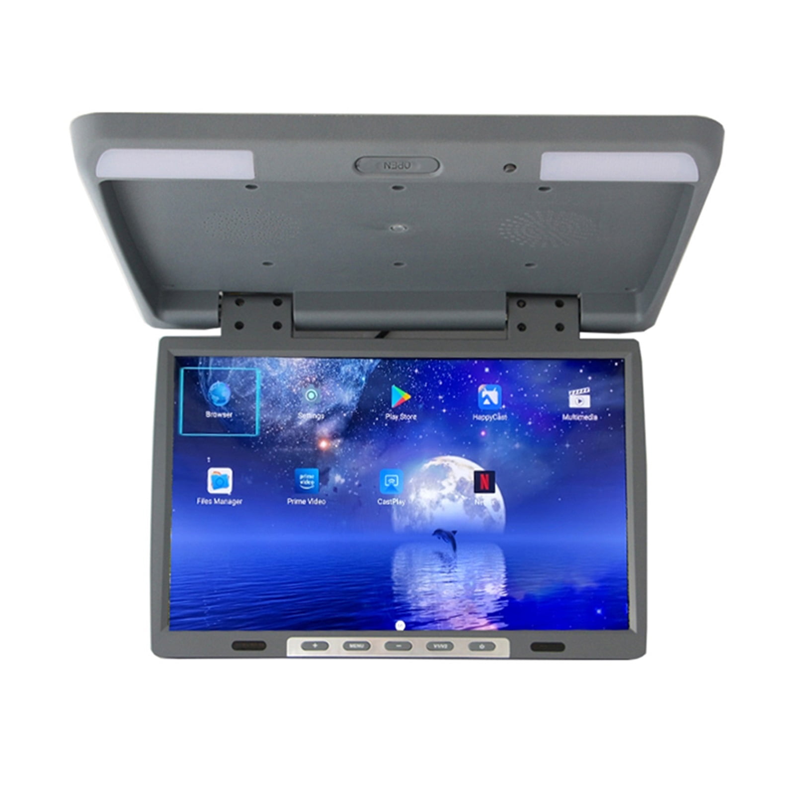 24 Inch Car Monitor 2+16GB Car Ceiling TV 1080P MP5 Video Playe HD Roof ...