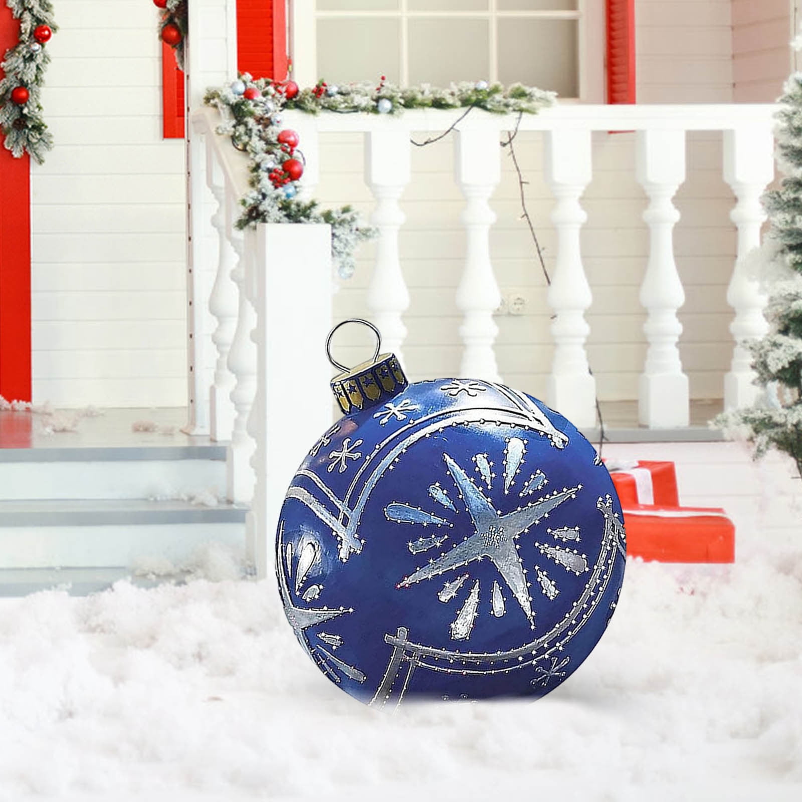 24 Inch Christmas Snowflake Inflatable Balls,Inflatable Christmas Ball ...