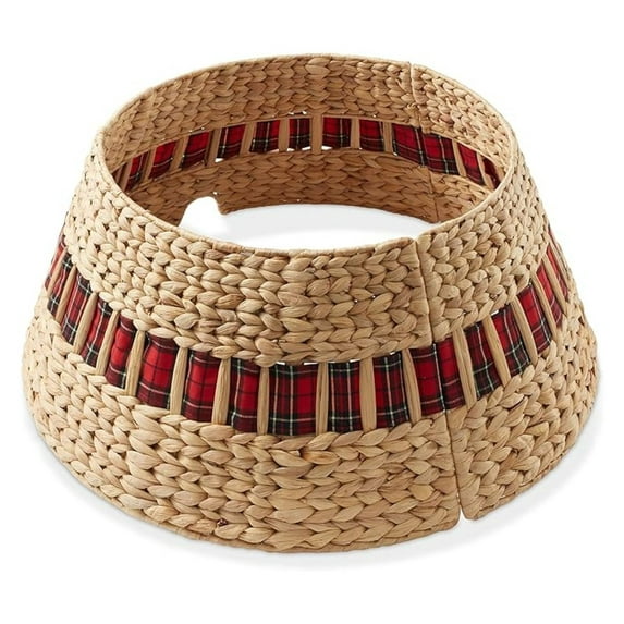 24 Inch Christmas Tree Collar, Water Hyacinth Tree Base Cover ...