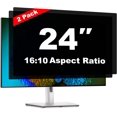 24 Inch Computer Privacy Screen Shield [2 Pack] for 16:10 Widescreen ...