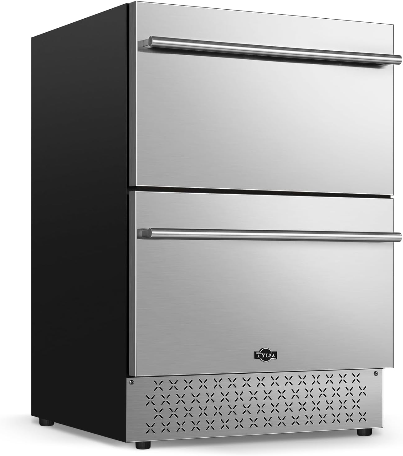 24 Inch Under Counter Drawer Fridge, Built-in Beverage Refrigerator for ...