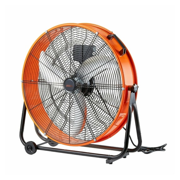 24 Inch Drum Fan, High Velocity Industrial Fan 3 Speed Timer Warehouse ...