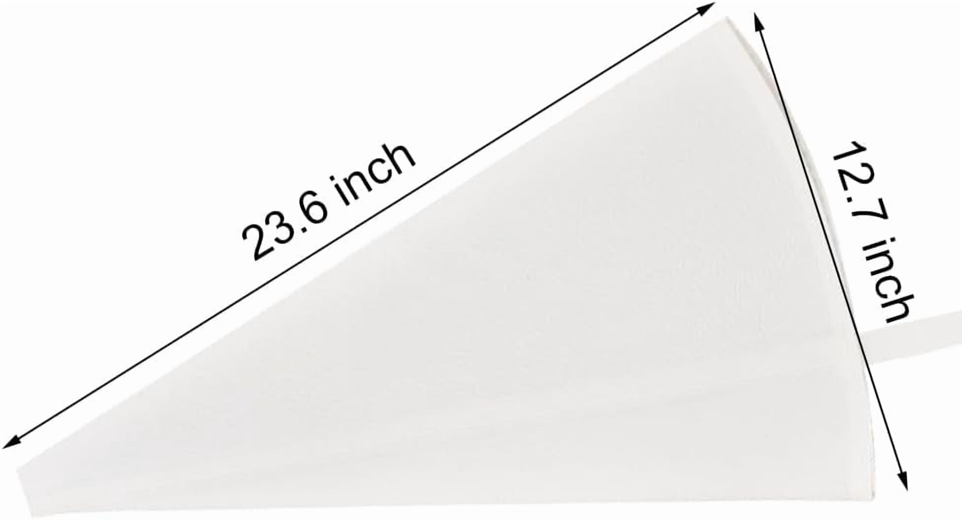24 Inch Extra Large Pastry Bag, 3-Piece Set Reusable Cloth Decorating ...