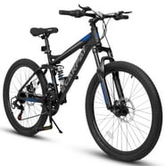 Mongoose Bash Aluminum Suspension Mountain Bike, 21 Speeds, 26-Inch ...