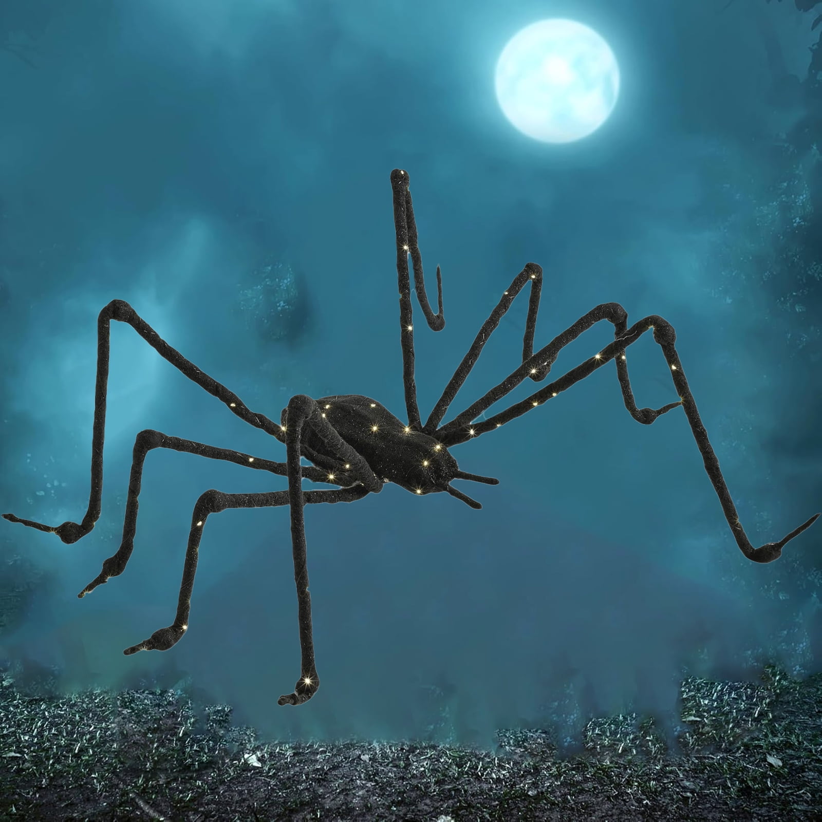 24 Inch Halloween Spider Spider Decorations Fake Spiders with ...