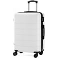 24 Inch Hardside Carry On Luggage, Suitcase with Double Spinner Wheels ...