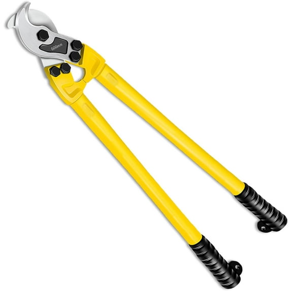 24 Inch Heavy Duty Cable Cutter, Carbon Steel Wire Rope Cutter for ...