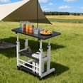24-Inch Heavy Duty Folding Table, Portable Rectangle Design for Banquet ...