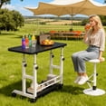 24-Inch Heavy Duty Folding Table, Portable Rectangle Design for Banquet ...