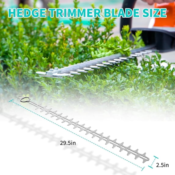 24 Inch Hedge Trimmer Blade Set Compatible with Stihl HL94 HL94K ...