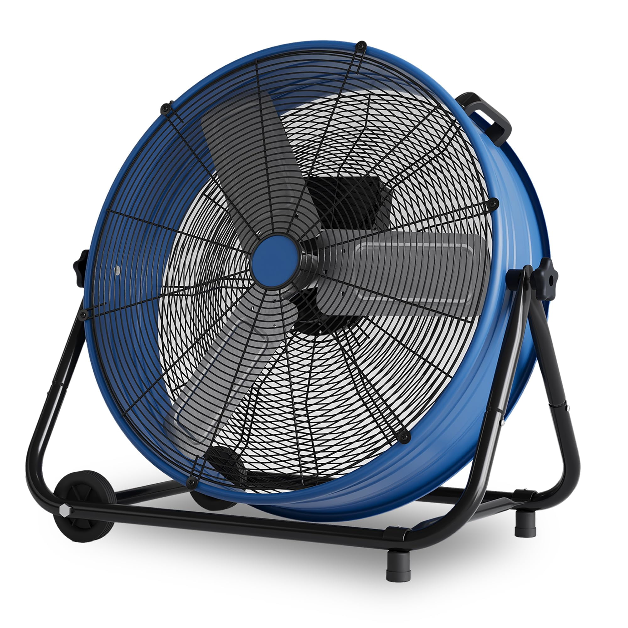 24 Inch High Velocity Industrial Drum Fan, 3 Speed Heavy Duty Metal ...