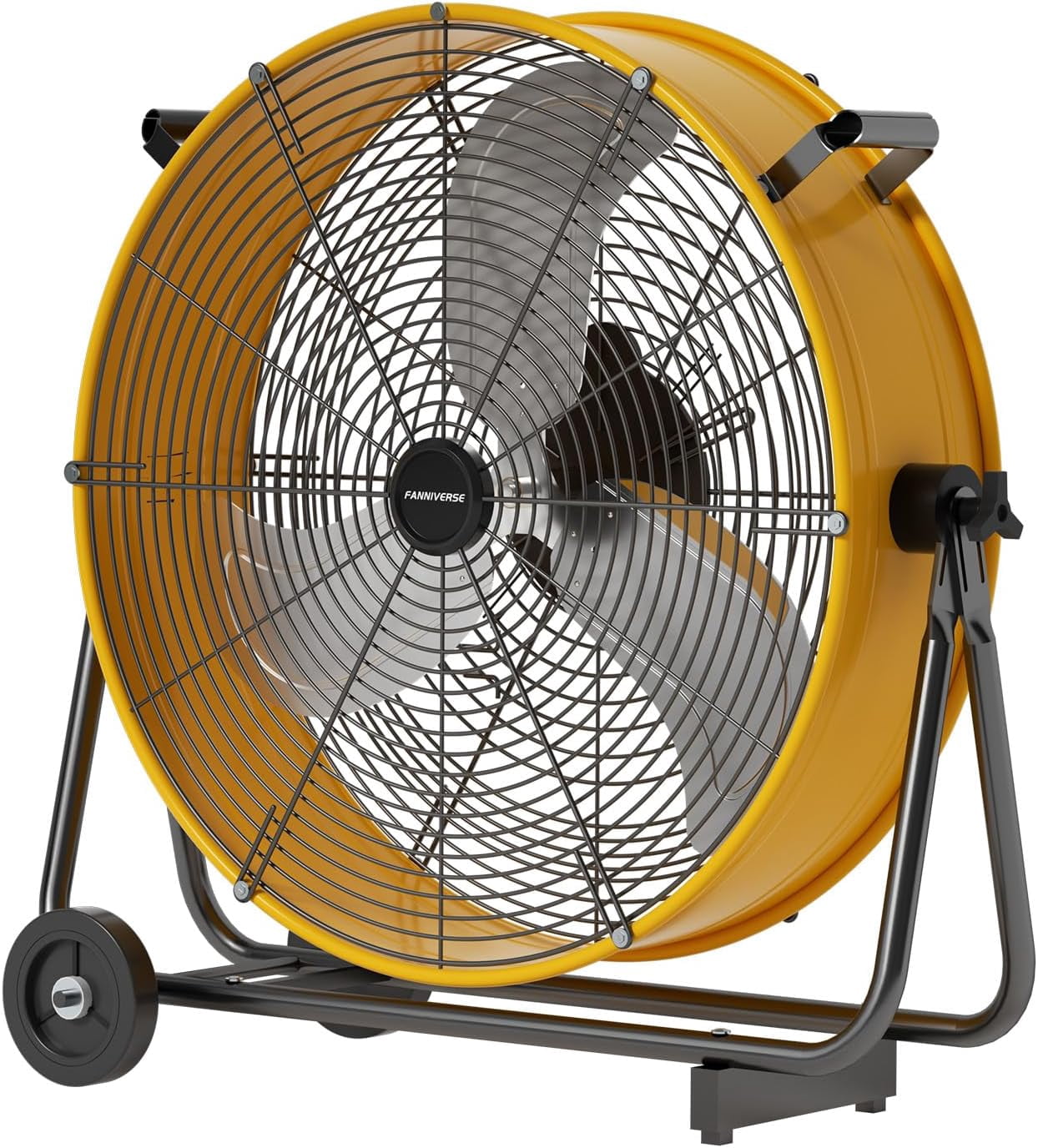 24 Inch Industrial Floor Drum Fan Pro Series - High Velocity Metal Drum ...