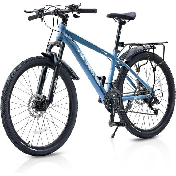 24 Inch Kids Mountain Bike for Boys and Girls 6+, 21-Speed All-Terrain ...