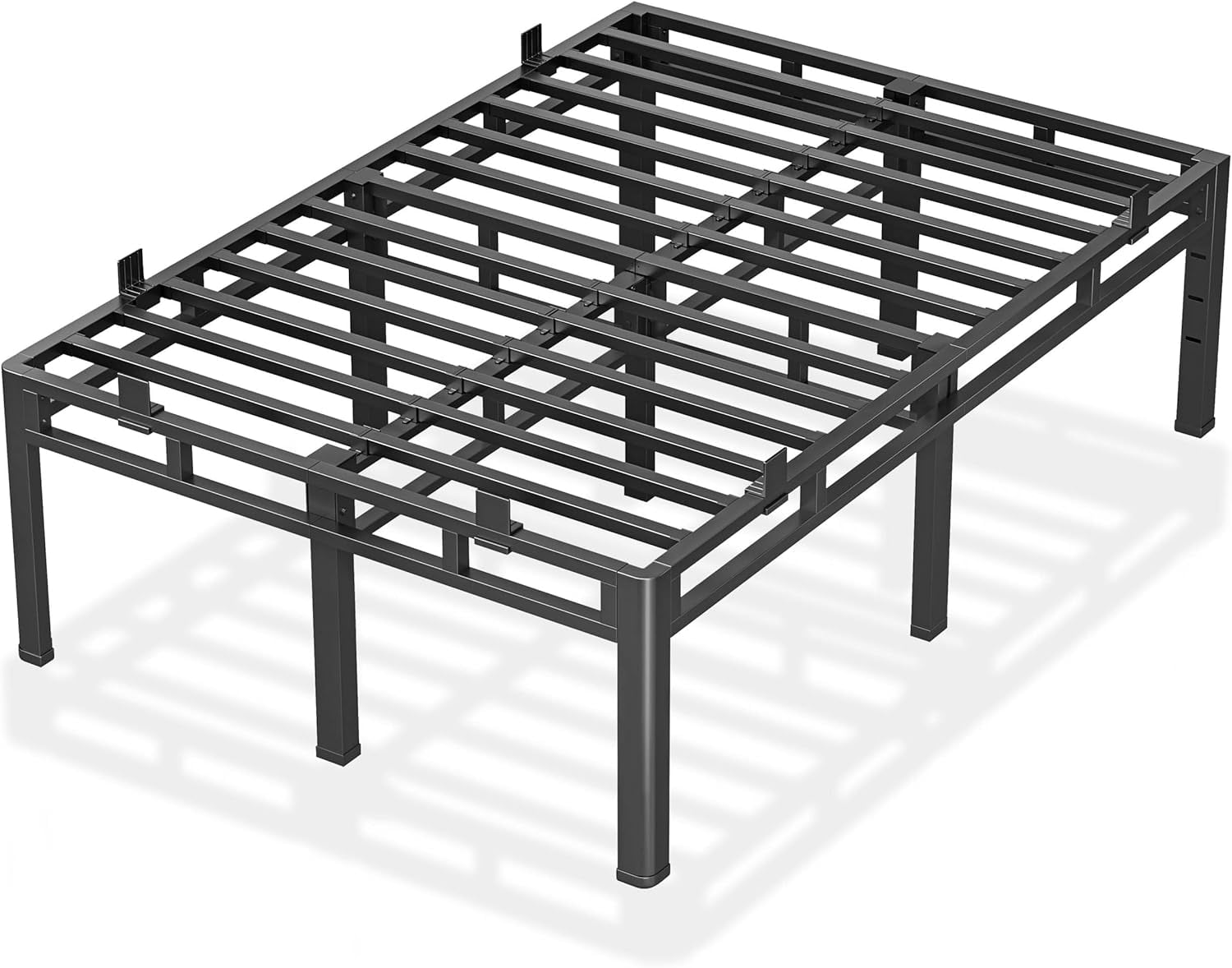 24 Inch King Size Bed Frame, Metal Bed Frame & Box Spring 2 in 1 ...