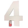 24" Inch Large Foam Numbers (Number - 4) - Walmart.com