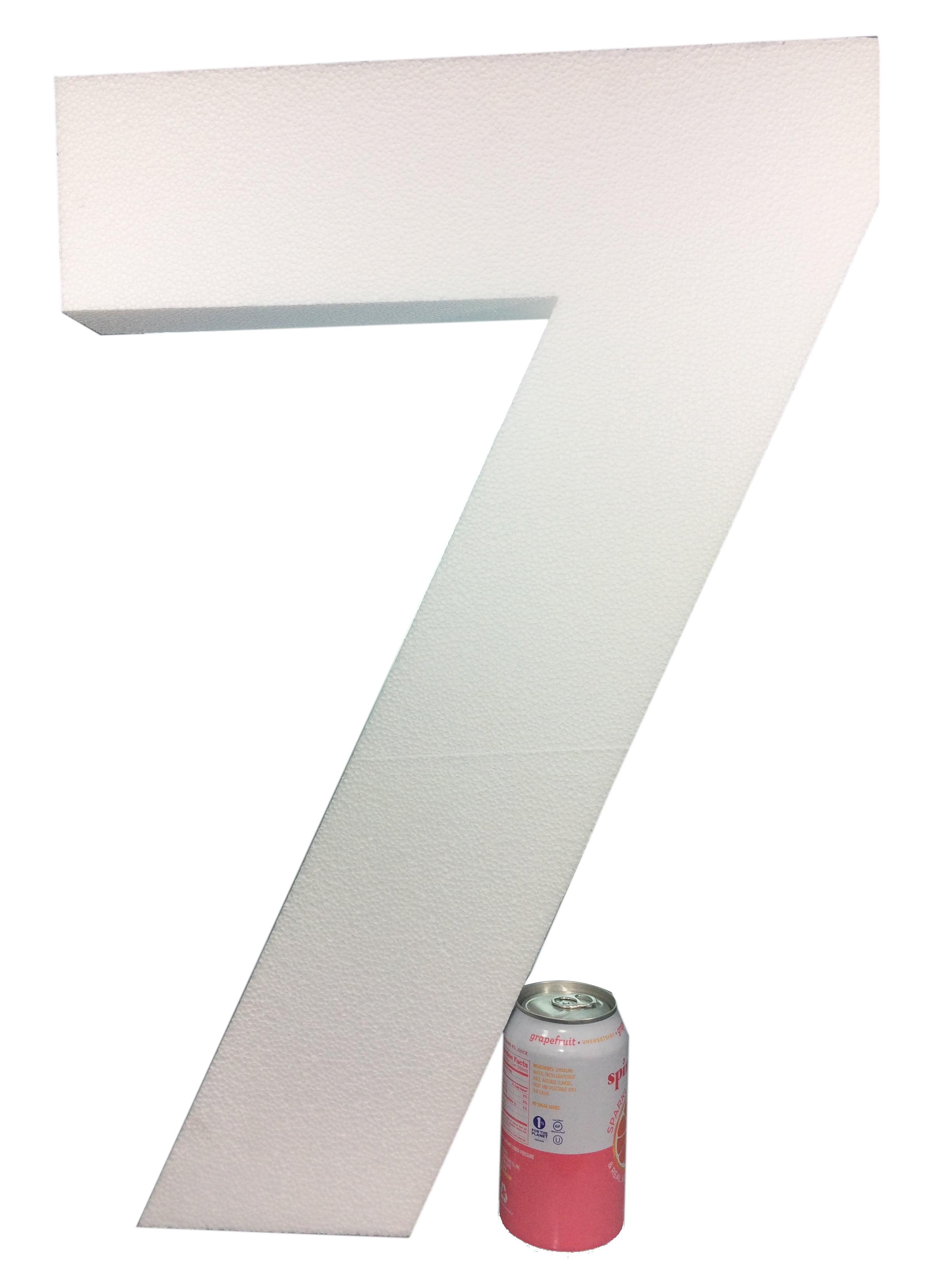 24" Inch Large Foam Numbers (Number - 7) - Walmart.com