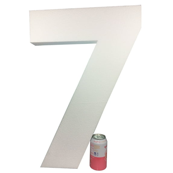 24" Inch Large Foam Numbers (Number - 7) - Walmart.com