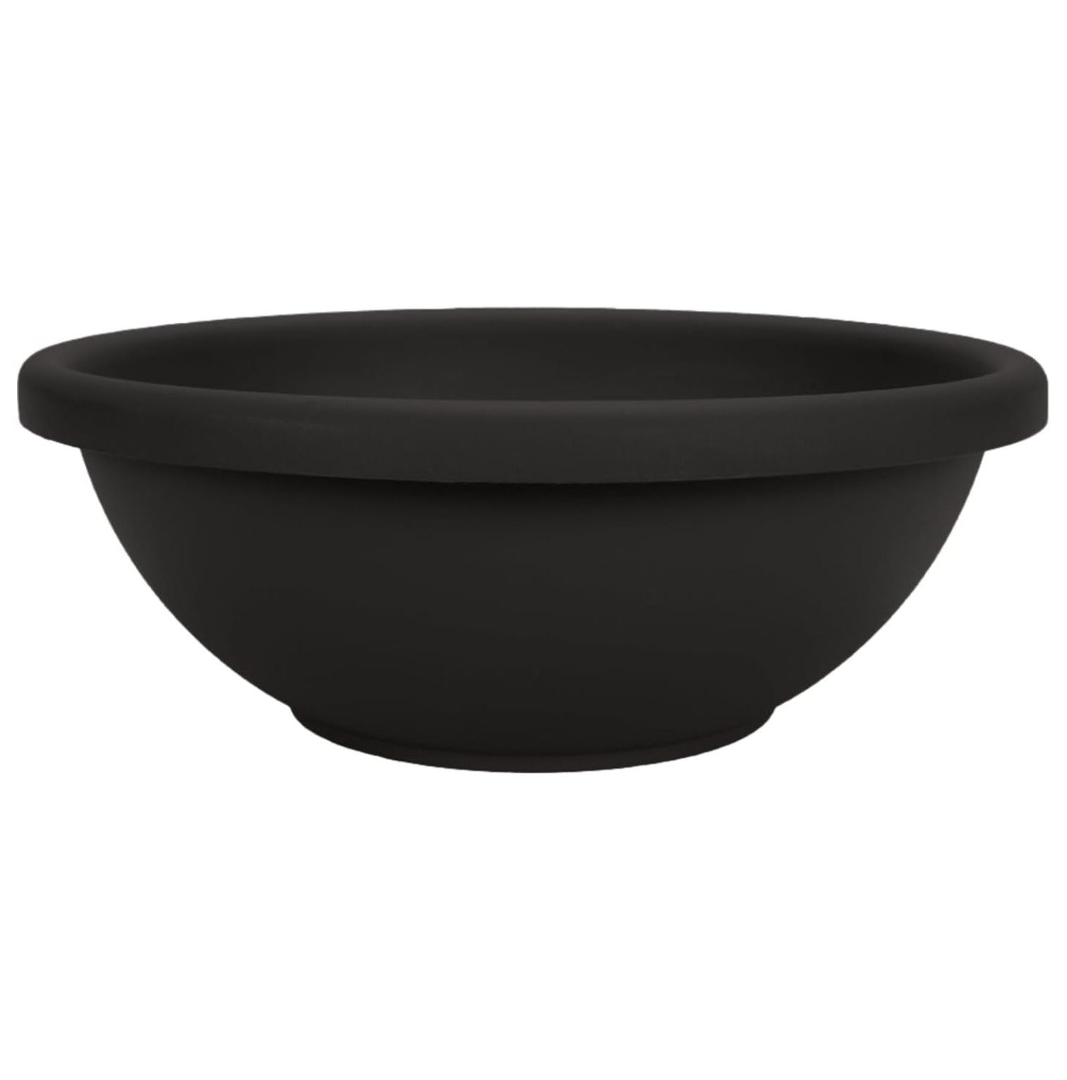 24 Inch Large Garden Bowl Planter - Shallow Plant Pot with Drainage ...