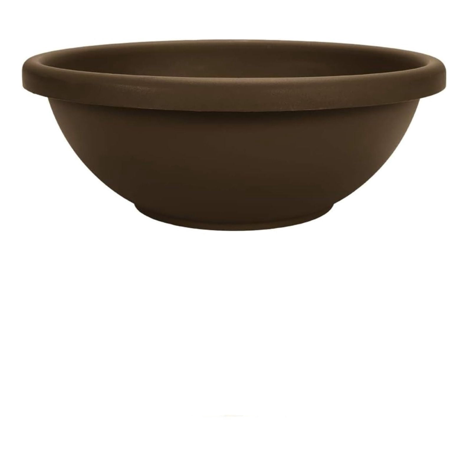 24 Inch Large Garden Bowl Planter - Shallow Plant Pot with Drainage ...