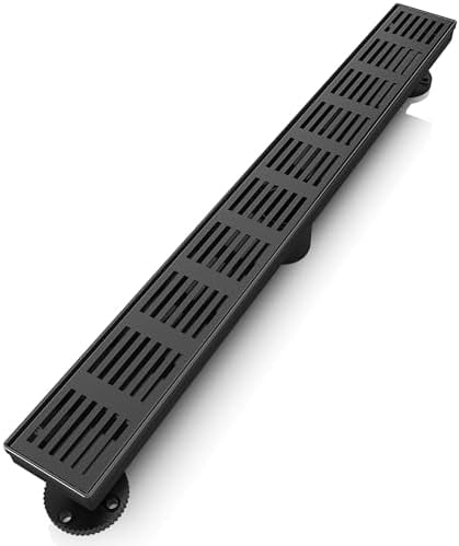 24 Inch Linear Shower Drain Rectangular Floor Drain with Accessories ...