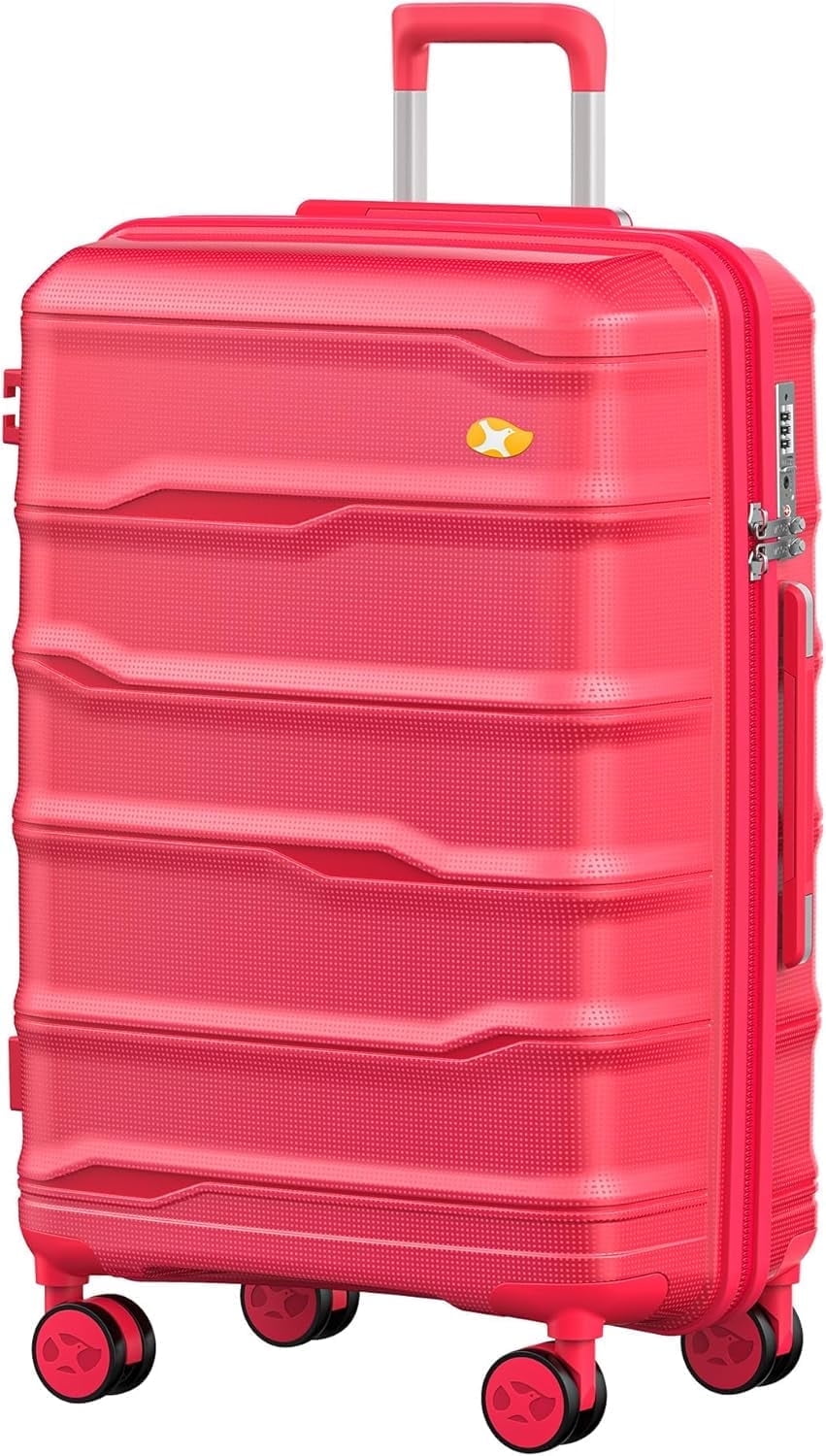 24 Inch Luggage with Spinner Wheels, Hard Shell Suitcase, Lightweight ...