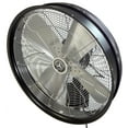 HydroMist 24 Inch Wall Mount Oscillating Fan, 3 Speed Control, Bracket ...