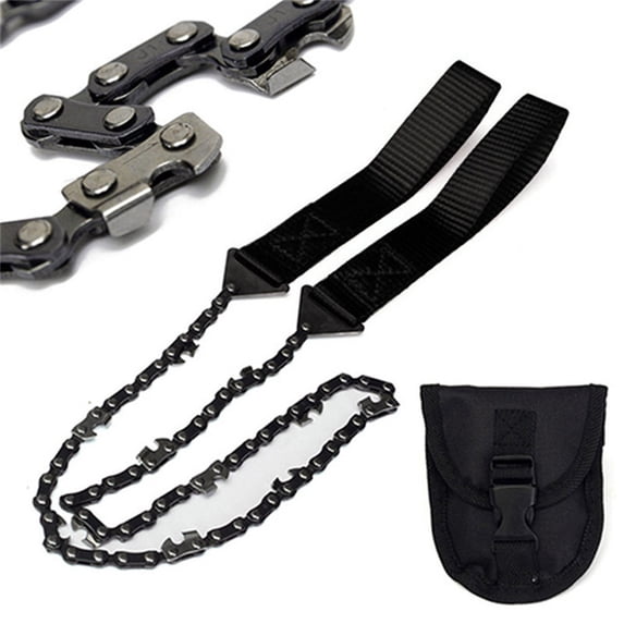 24-Inch Portable Chain Saw, Wenini Heavy Duty Outdoor Hand Zipper Saw ...