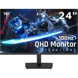 24 Inch QHD 2560x1440 IPS Computer Monitor, 100Hz Zero-Frame 2K Gaming ...