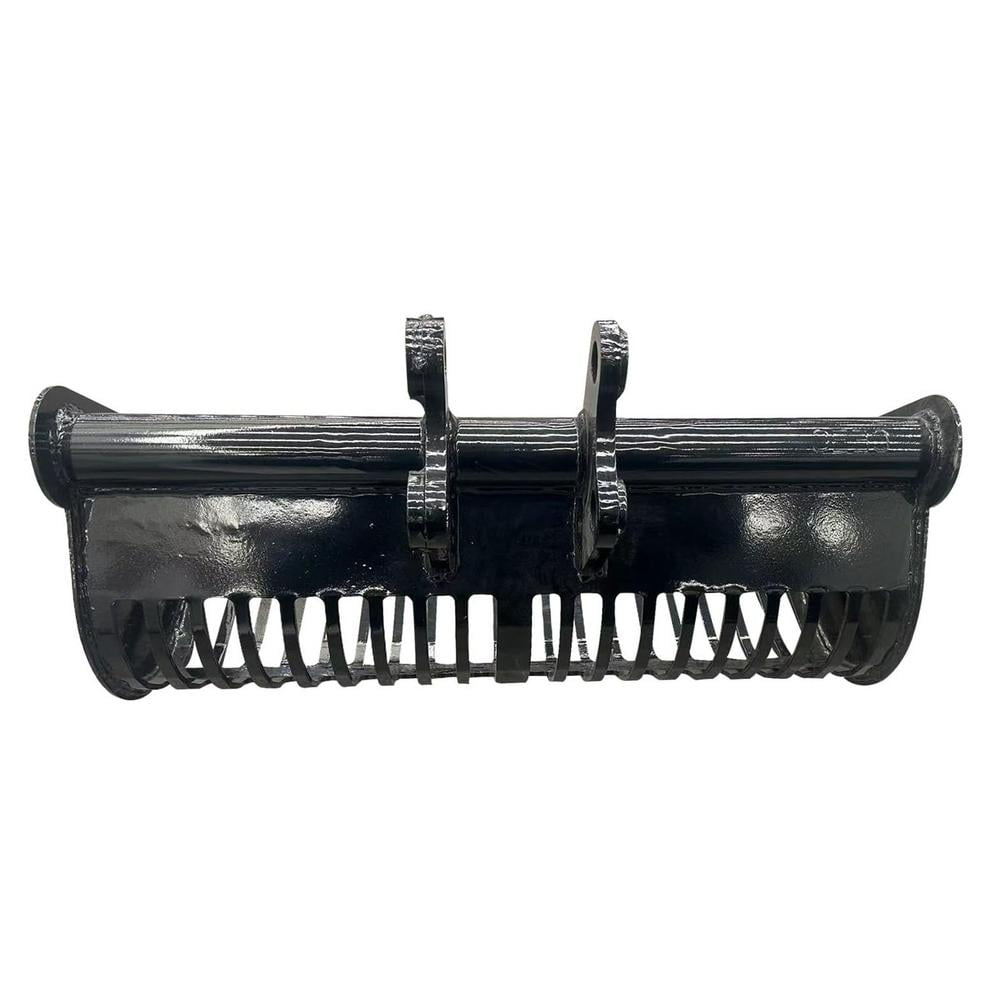 24-Inch Riddle Bucket for Mini Excavators - Soil Screening Attachment for Small Diggers and ...