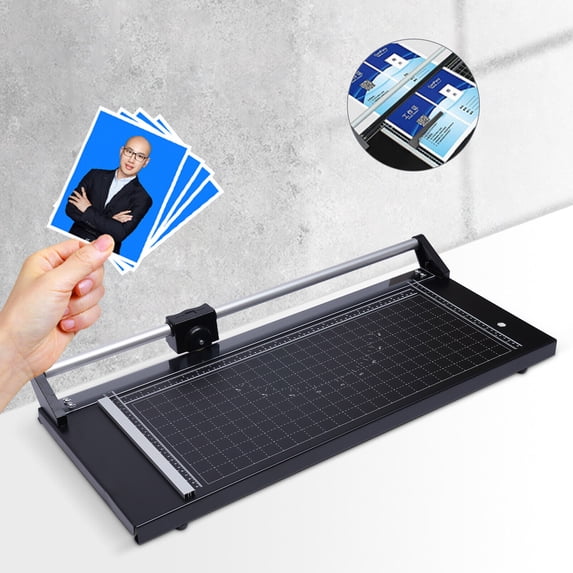 24-Inch Rotary Paper Cutter - Self-Sharpening Blade for Accurate ...