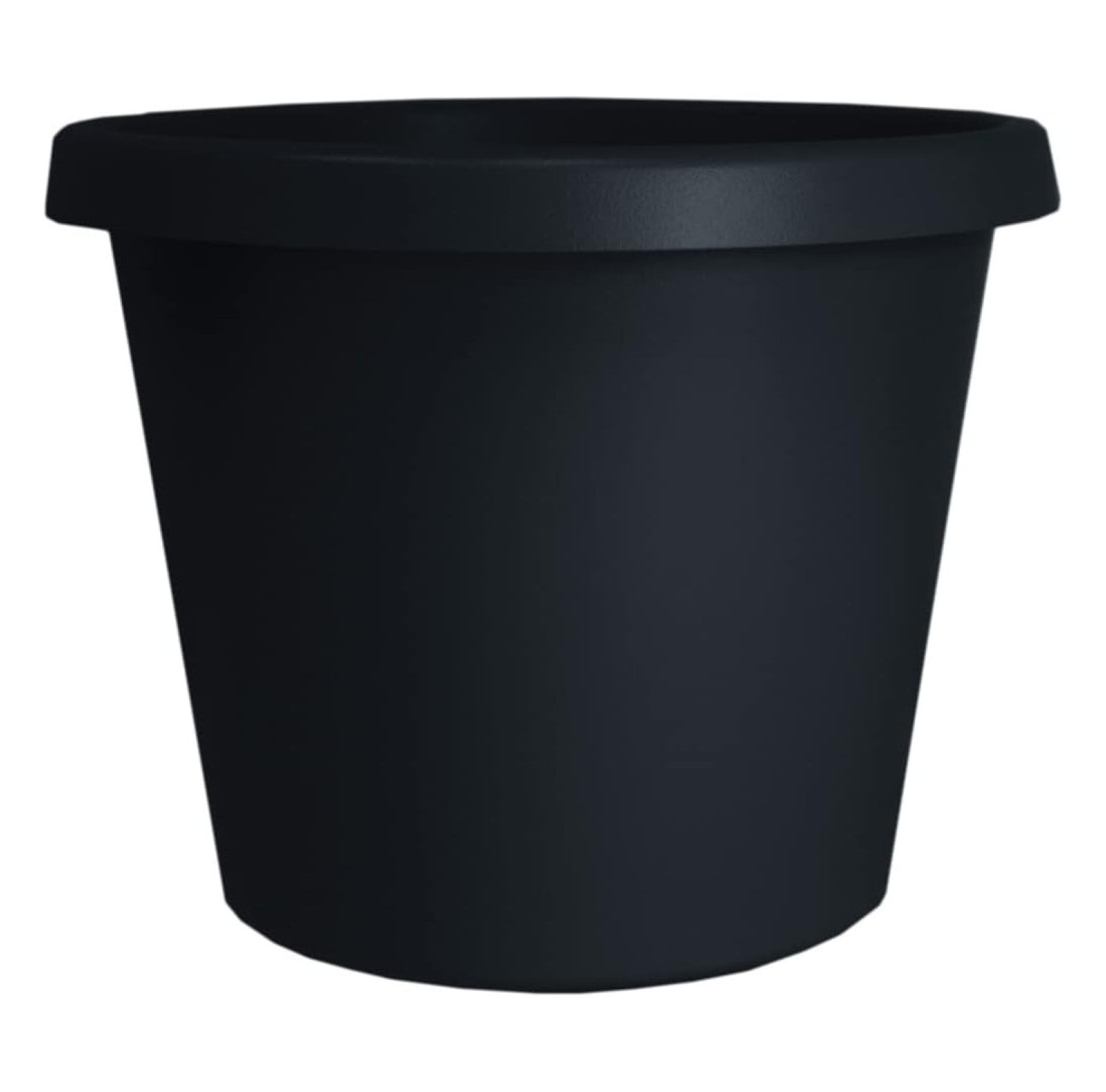 24 Inch Round Prima Planter - Large Plastic Plant Pot with Rolled Rim ...
