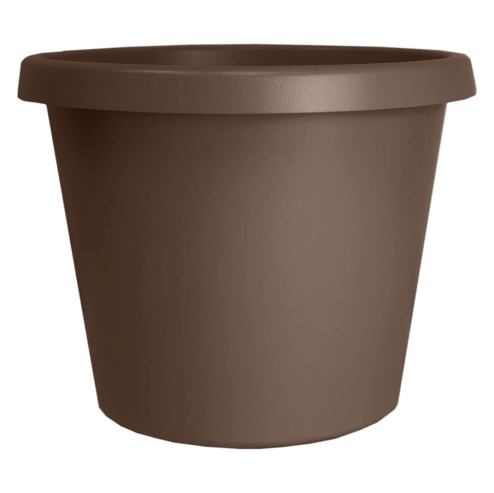 24 Inch Round Prima Planter - Large Plastic Plant Pot with Rolled Rim ...