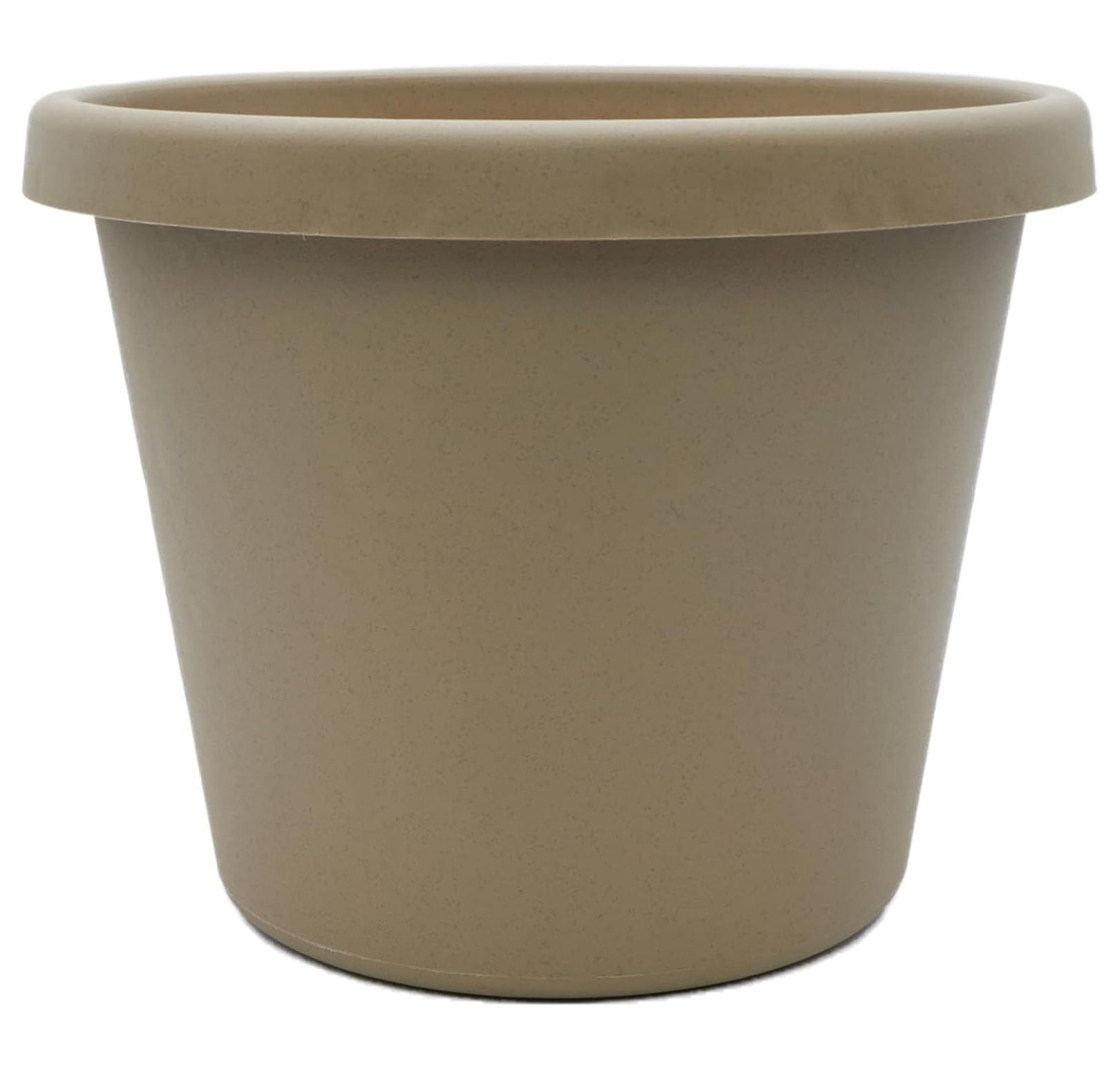 24 Inch Round Prima Planter - Large Plastic Plant Pot with Rolled Rim ...