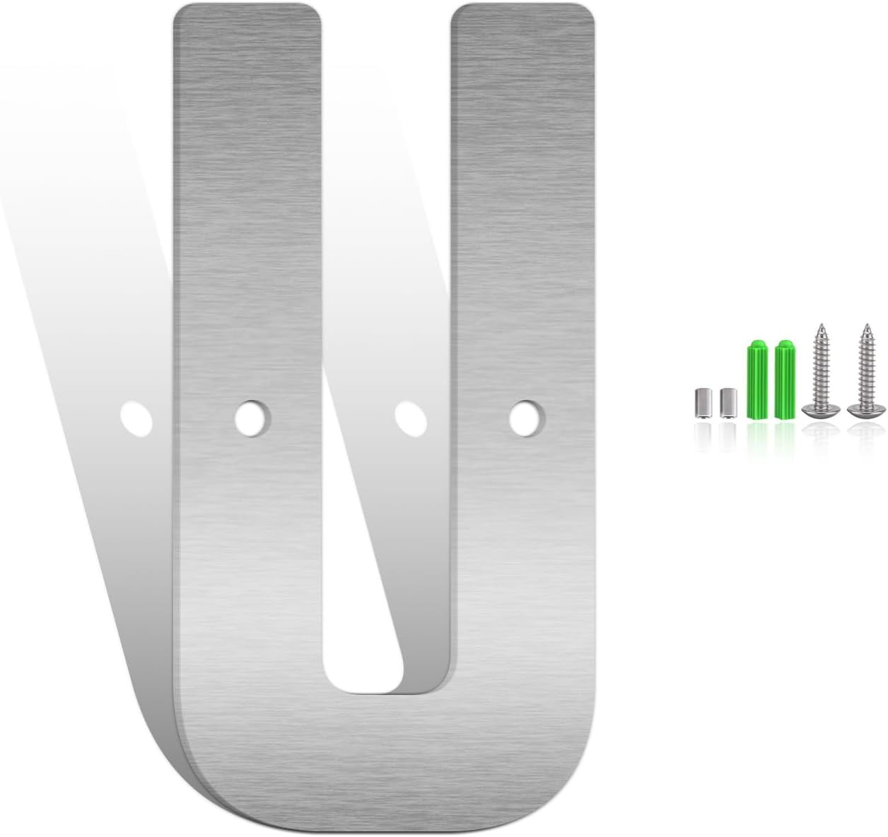 24 Inch Stainless Steel Metal Floating Door Numbers, Silver Metal ...