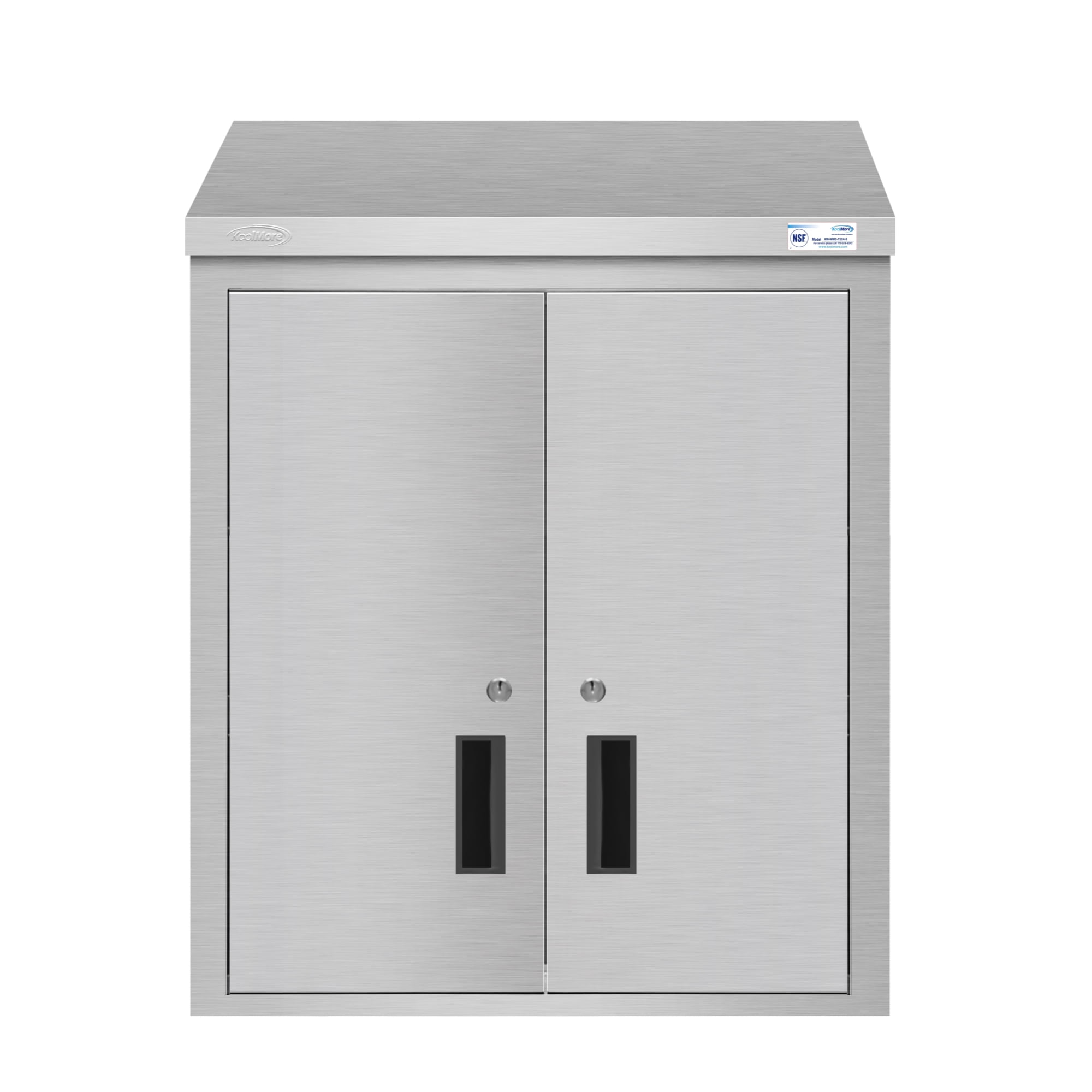 24 Inch Stainless Steel Wall Cabinet with Hinged Doors - Walmart.com