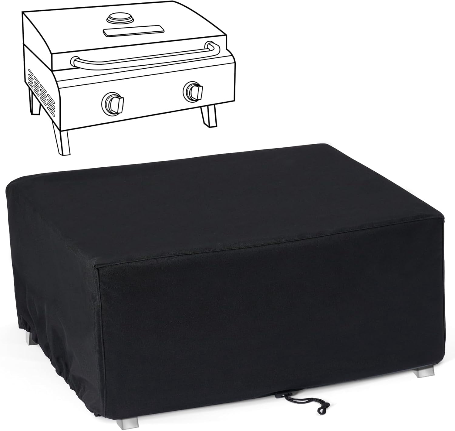 24 Inch Tabletop Grill Cover for Cuisinart CGG-306/ CGG-059, Pit Boss ...
