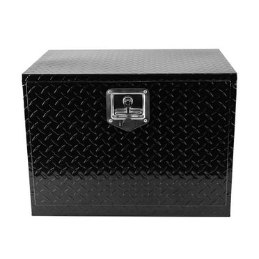 30" Truck Bed Tool Box, Heavy Duty Aluminum Diamond Plate Tool Box with ...