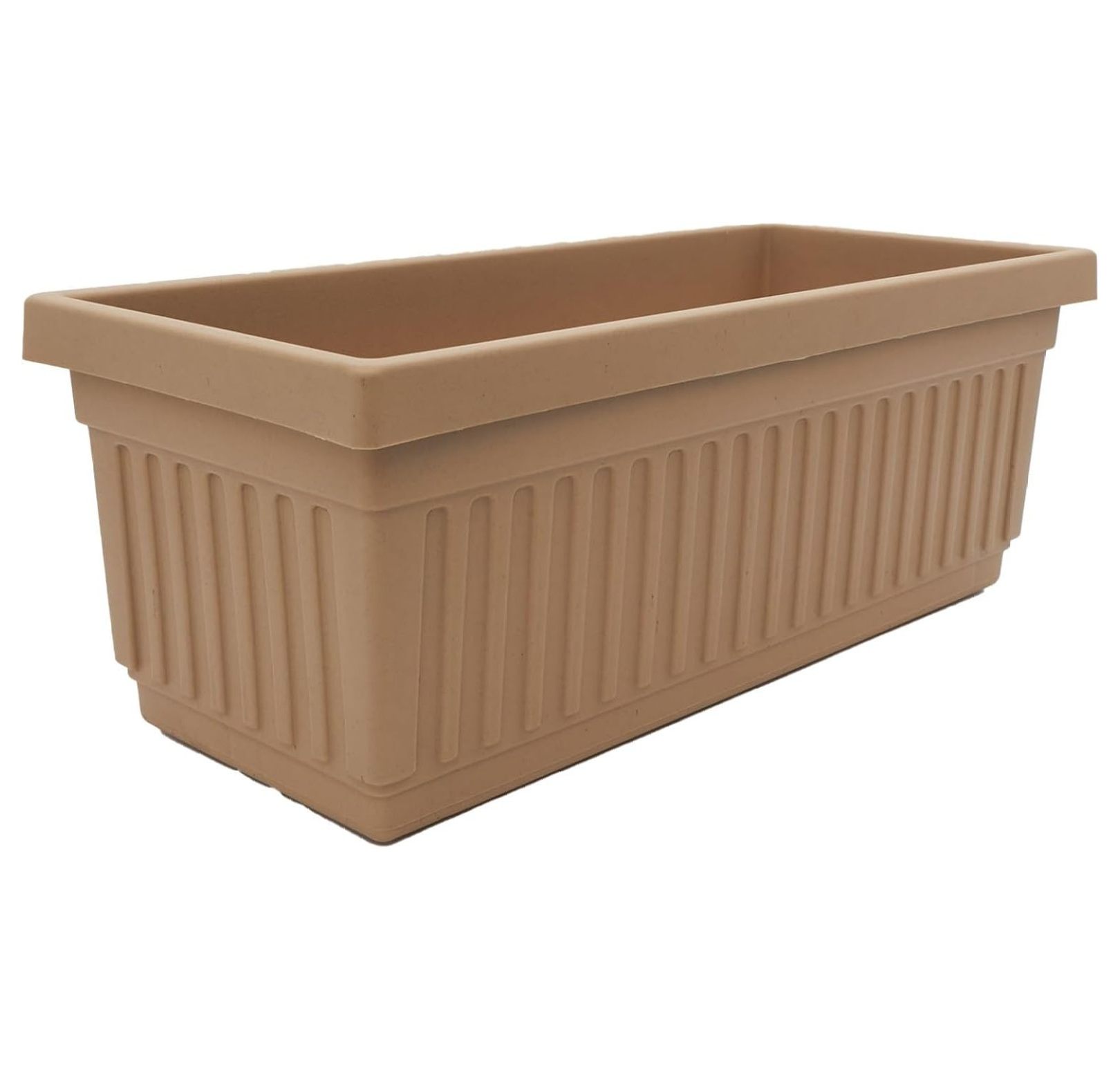 24 Inch Venetian Rectangular Window Planter Box - Lightweight Plastic ...