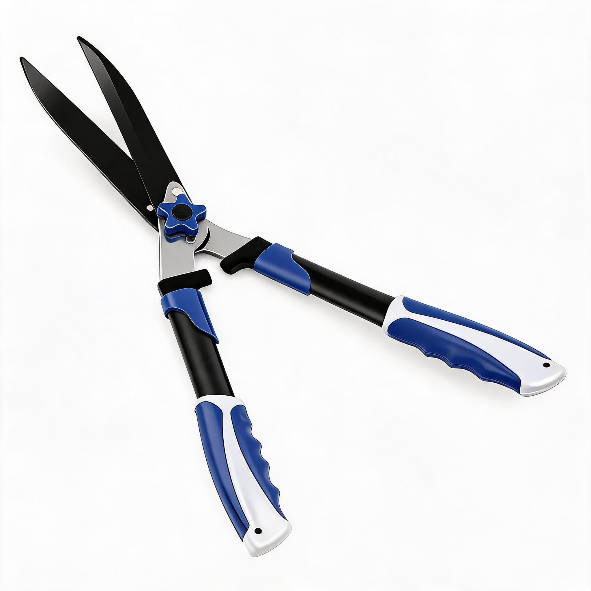 24 Inch Wavy Blade Hedge Shears, Shock Absorbing Structure Manual ...